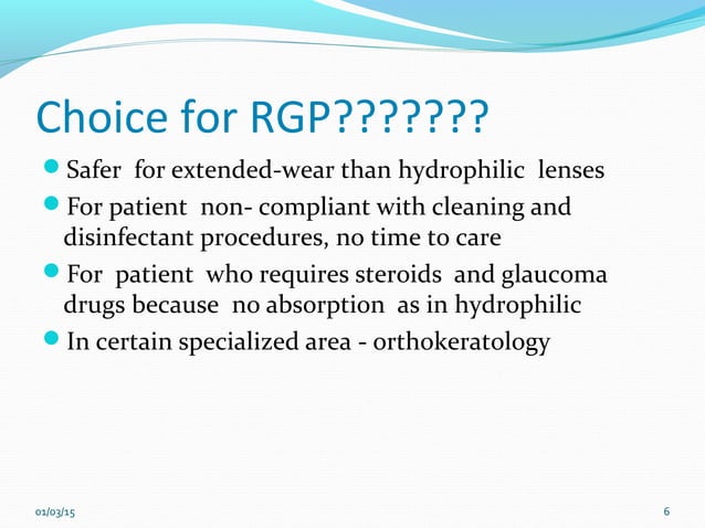 Optics of RGP contact lens | PPT