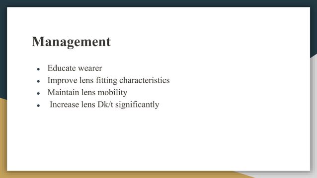RGP Complications and Management.pptx | Eye and Vision Conditions ...