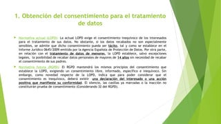 Comparativa LOPD - RGPD. Principales Novedades | PPT
