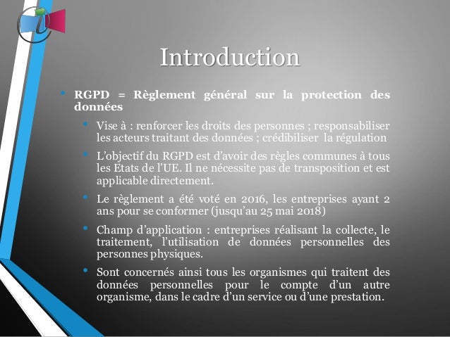 Rgpd presentation