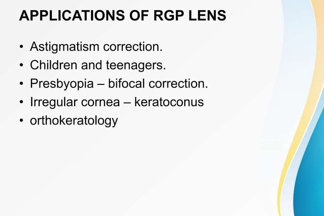 Rgp lens | PPTX