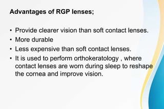 Rgp lens | PPTX