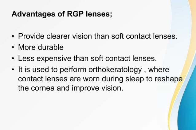 Rgp lens | PPTX