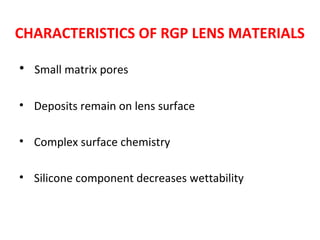 RGP lens care and maintenance | PPT