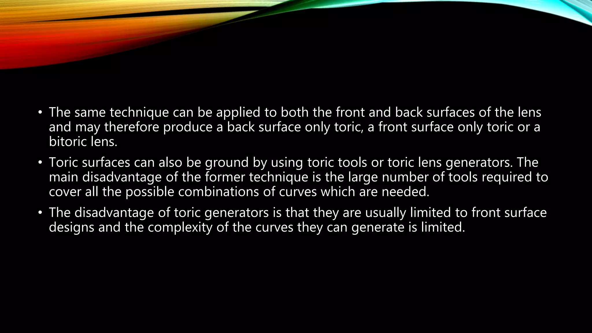 RGP Toric Contact lens | PPTX