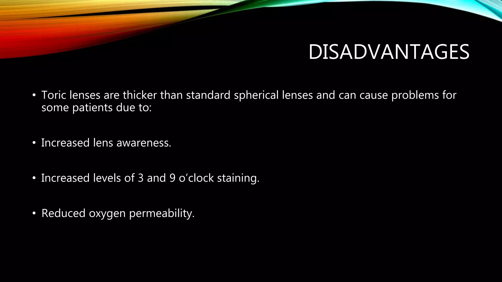 RGP Toric Contact lens | PPTX