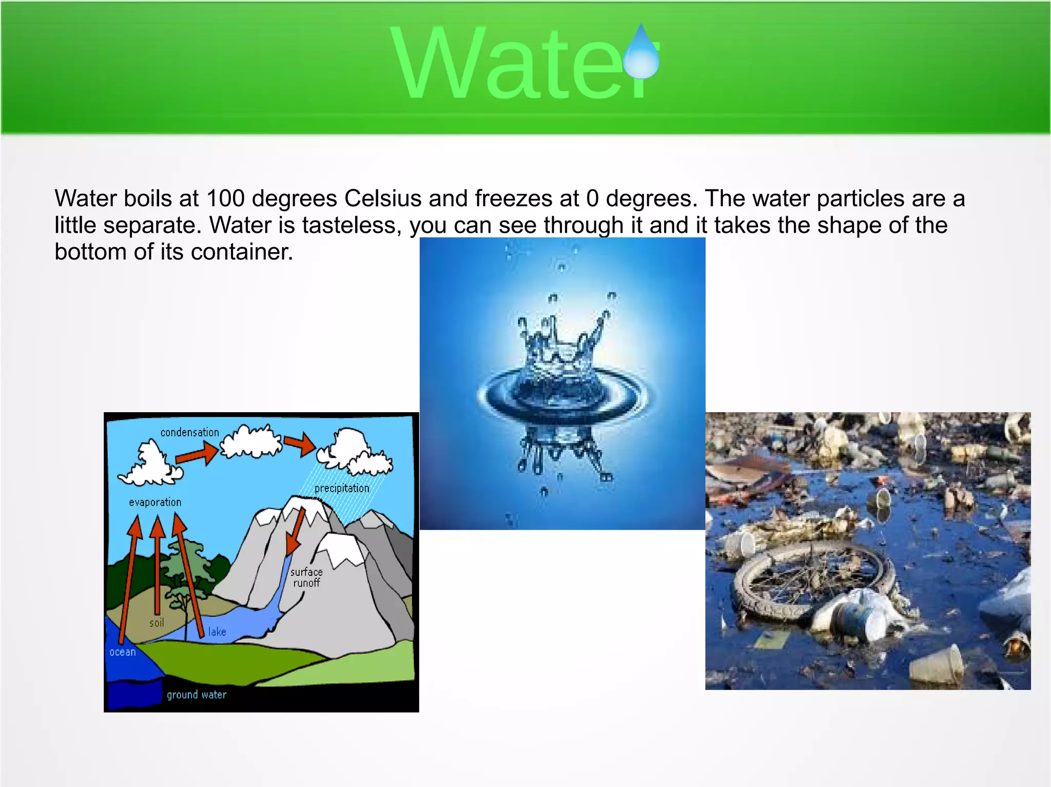 Temperature and water | ODP