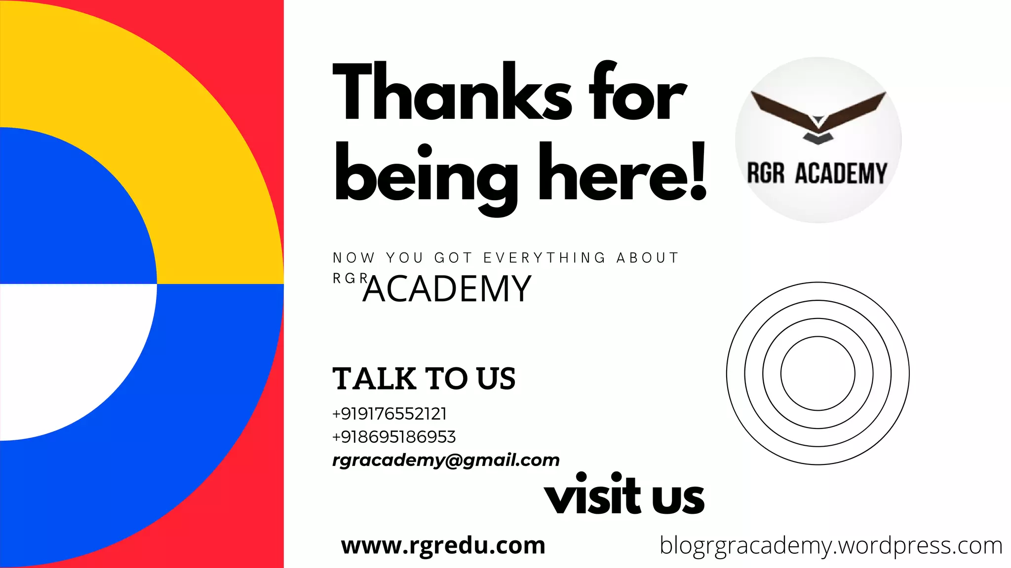 Rgr academy brochure | PDF