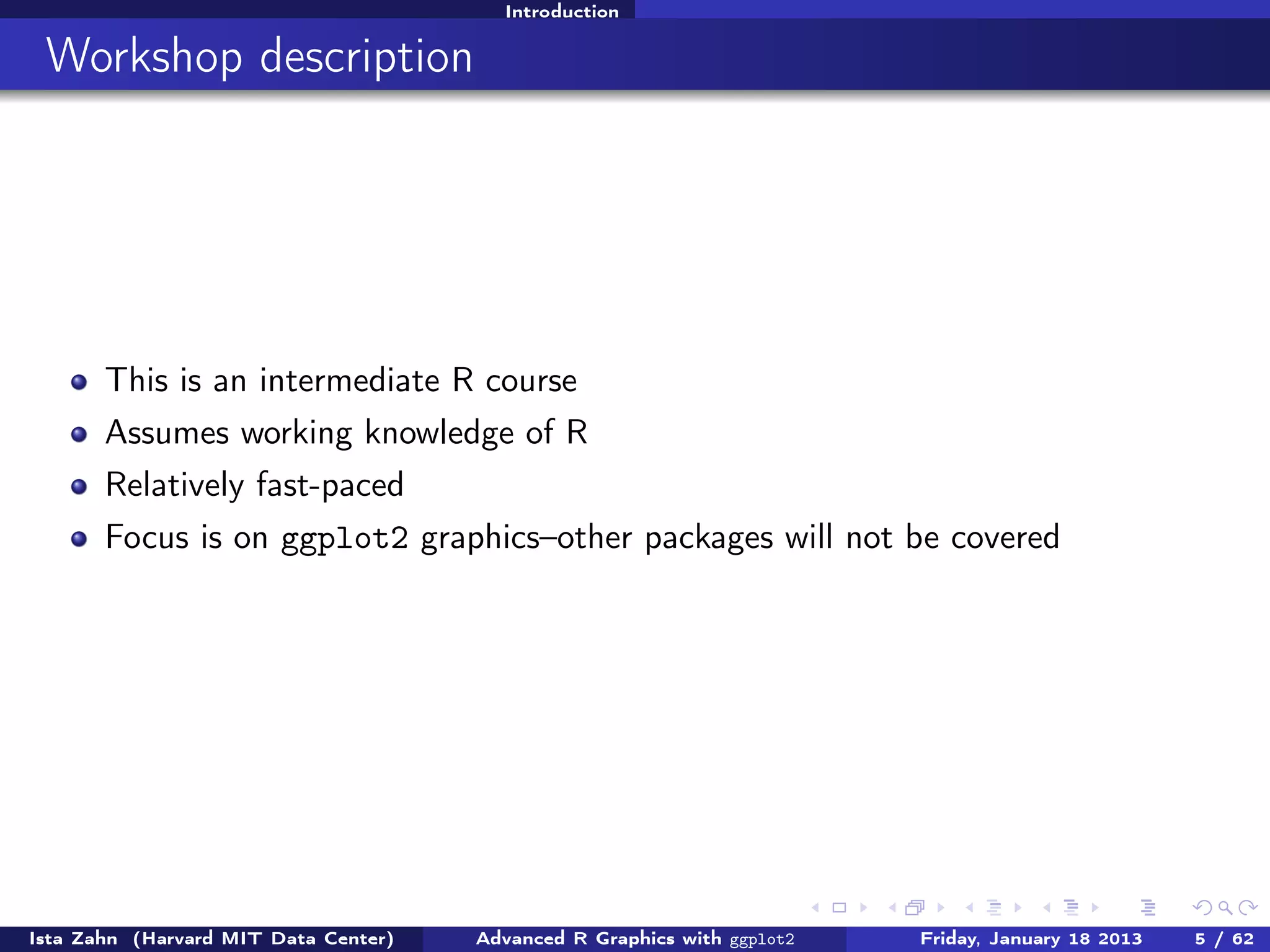 Introduction to R Graphics with ggplot2 | PDF