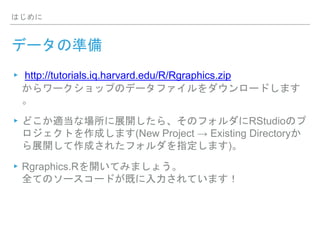 Introduction to R Graphics with ggplot2 #1 | PPTX