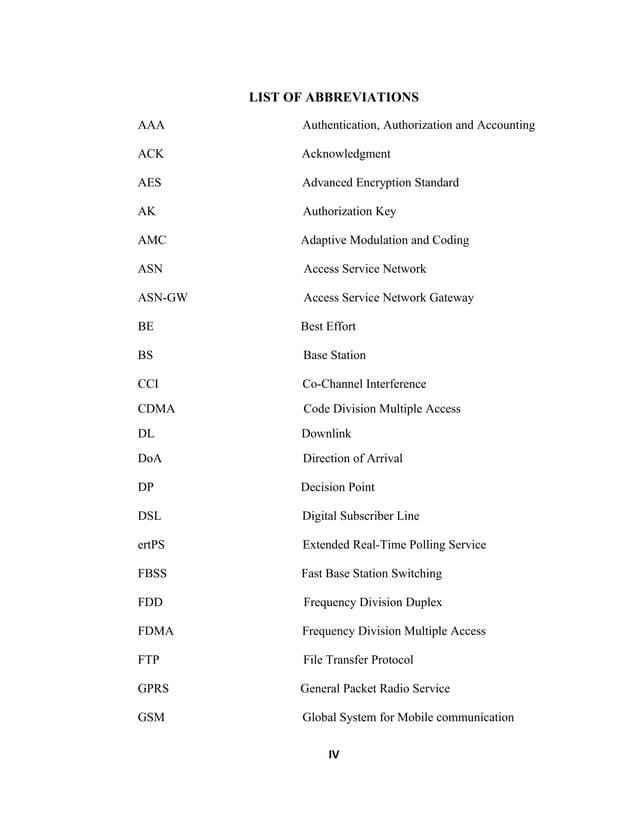 5.list of abbreviations | DOC | Computer Networking | Computing