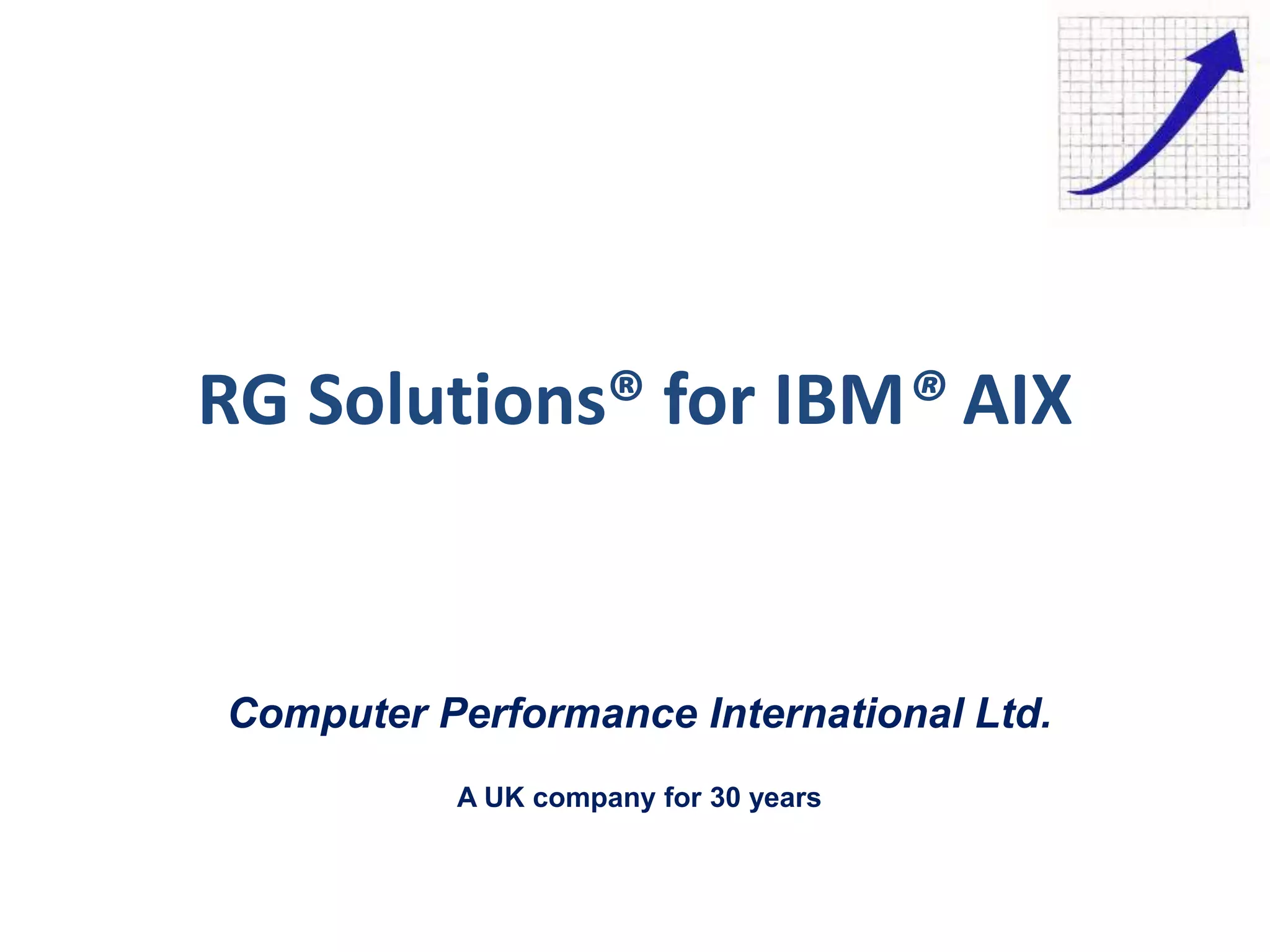 RG Solutions for IBM AIX | PPT