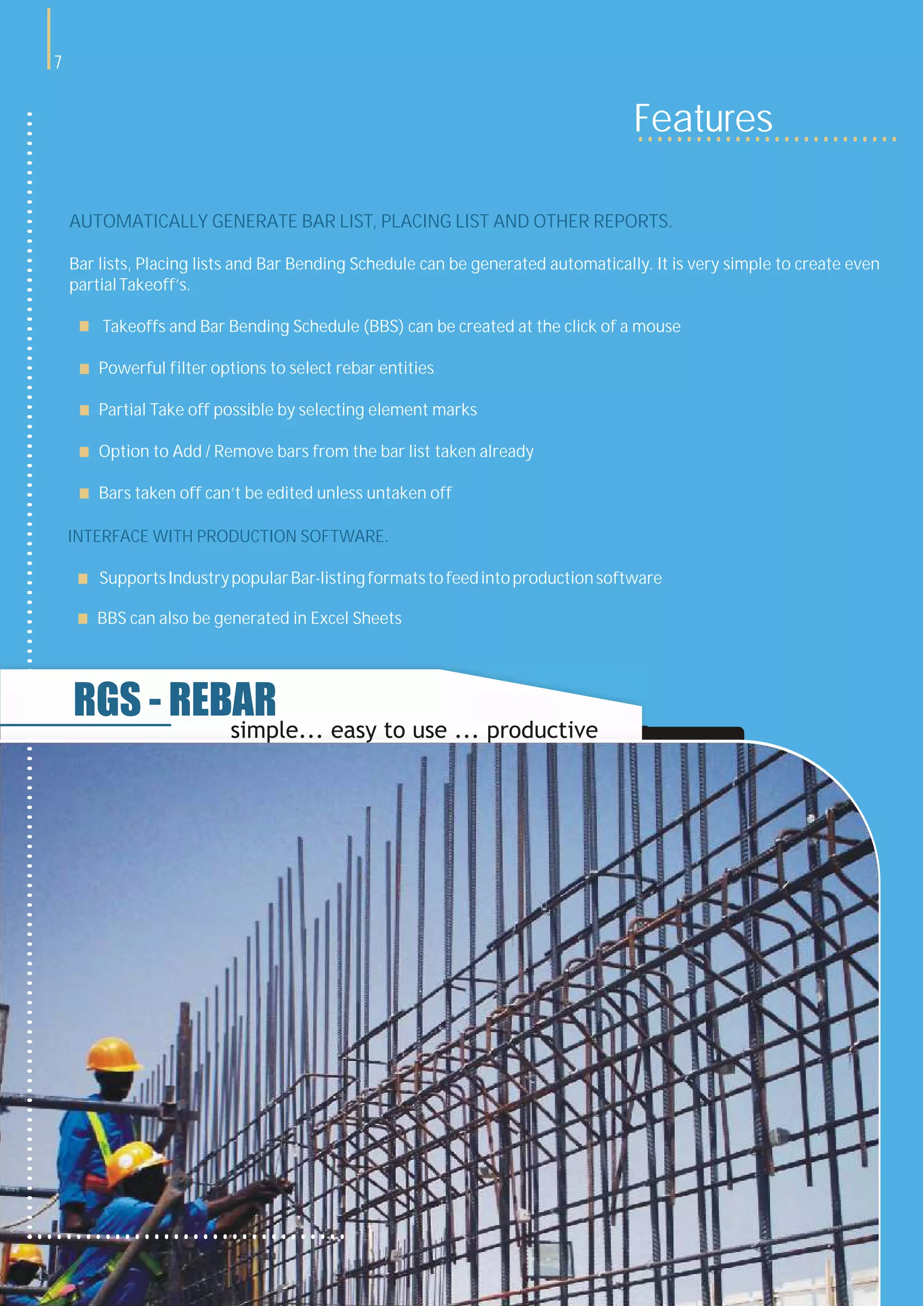 RGS REBAR Brochure | PDF | Computing | Technology & Computing