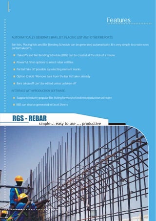RGS REBAR Brochure | PDF | Computing | Technology & Computing