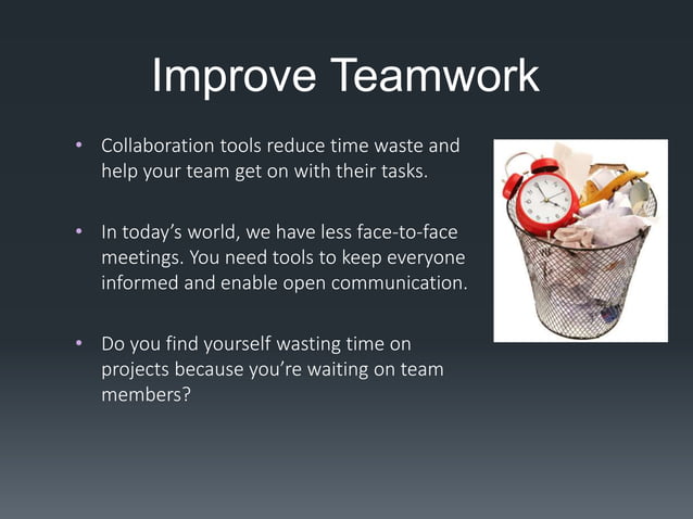 5 collaboration tools you can use to improve teamwork | PPT