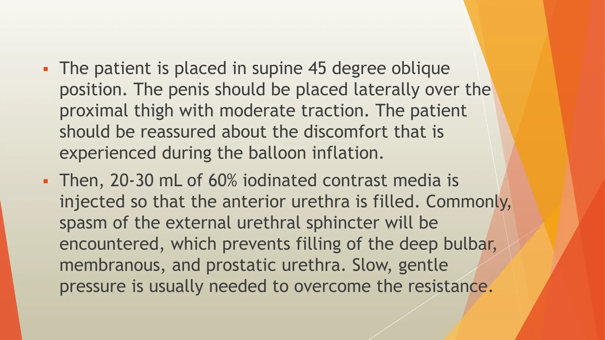 RGU and MCU – Procedure and interpretation in commonly encountered ...