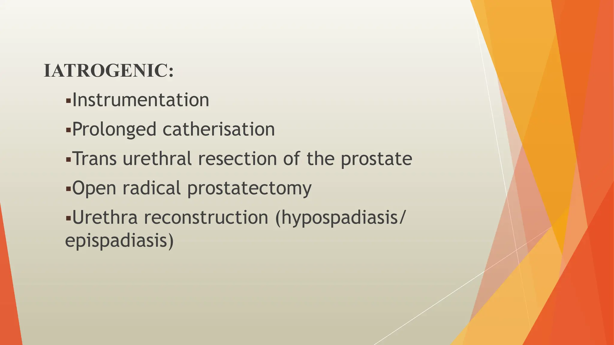 RGU and MCU – Procedure and interpretation in commonly encountered ...