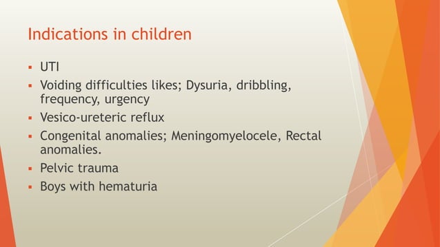 RGU and MCU – Procedure and interpretation in commonly encountered ...