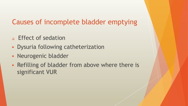 RGU and MCU – Procedure and interpretation in commonly encountered ...