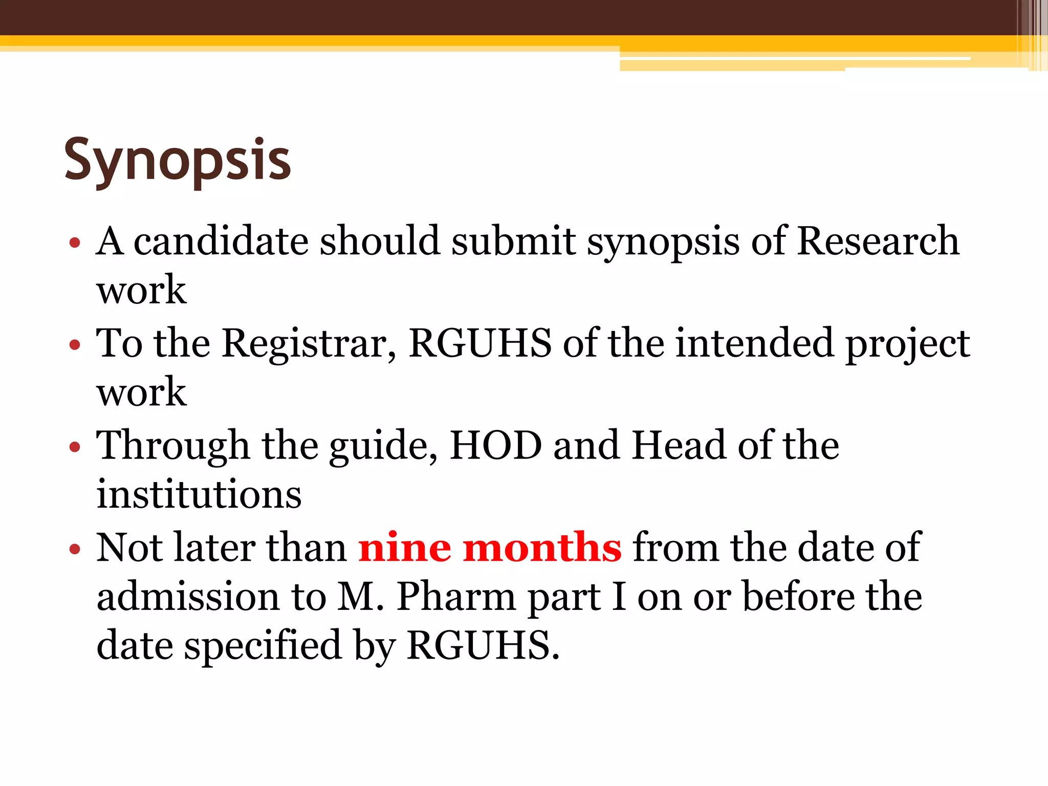 Rguhs regulations and syllabus for m.pharm pharmaceutics | PPTX
