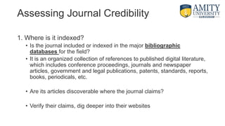 Quality Assurance for Journal Guidance | PPTX