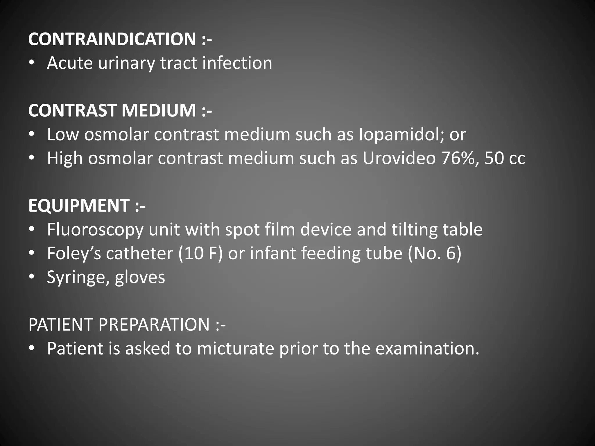 Anterograde/Retrograde urethrography (RGU/MCU) | PPTX