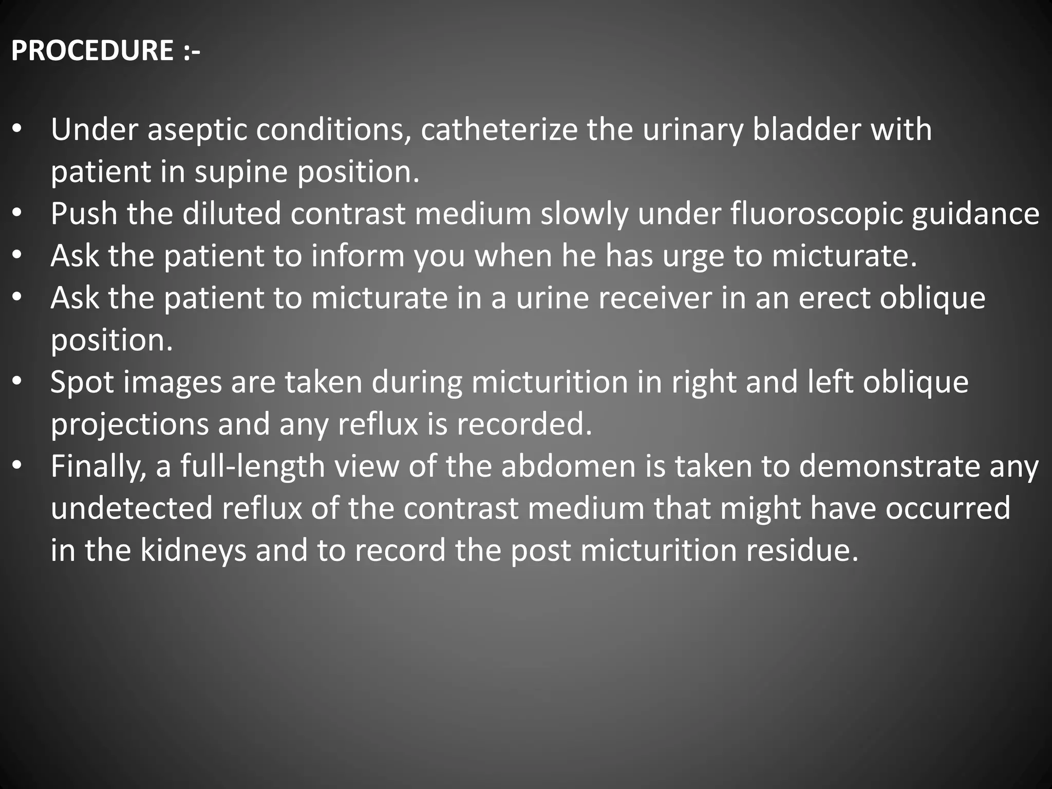 Anterograde/Retrograde urethrography (RGU/MCU) | PPTX