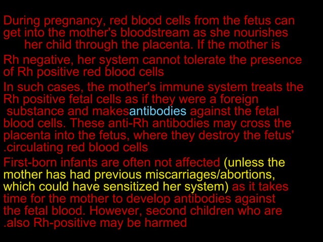fetal circulation & Rh incompatibility | PPT