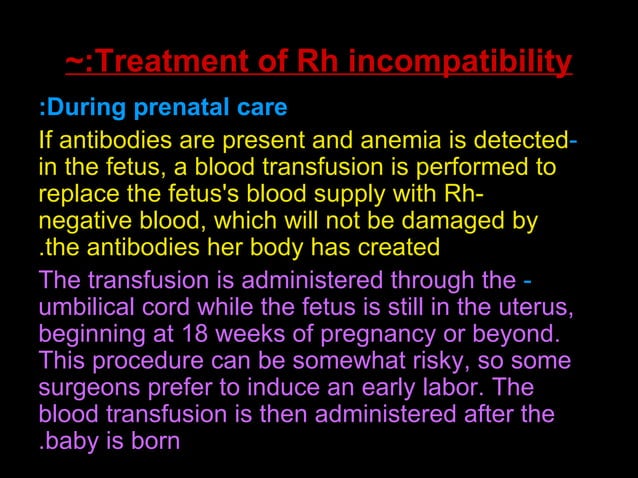 fetal circulation & Rh incompatibility | PPT