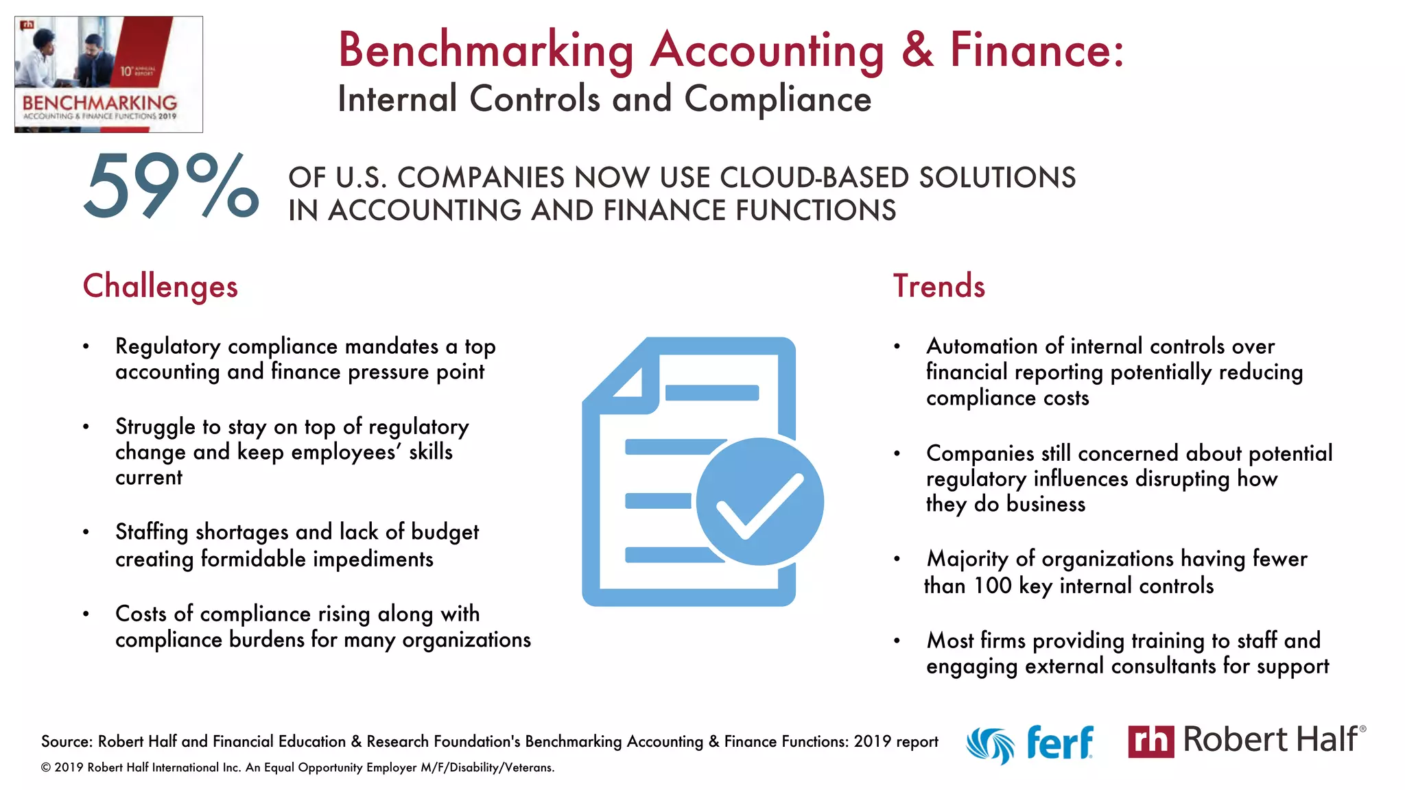 Benchmarking Accounting & Finance Functions: 2019 | PPT