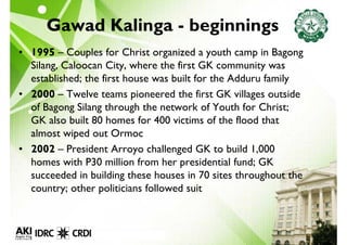 Rh gawad kalinga-innovation in the city and beyond | PDF