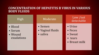 Hepatitis b infection | PPTX