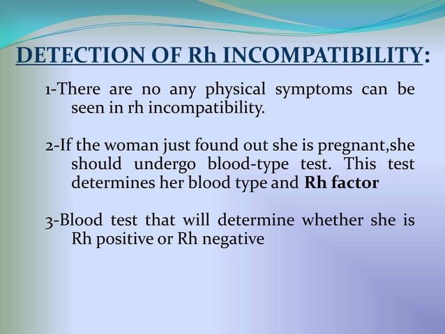 Rh incompatibility | PPTX