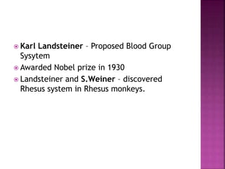 Rh isoimmunisation | PPTX