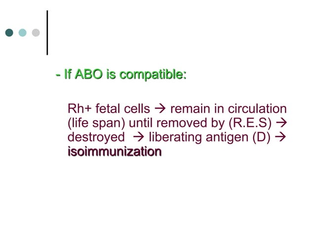 Rh isoimmunization | PPTX