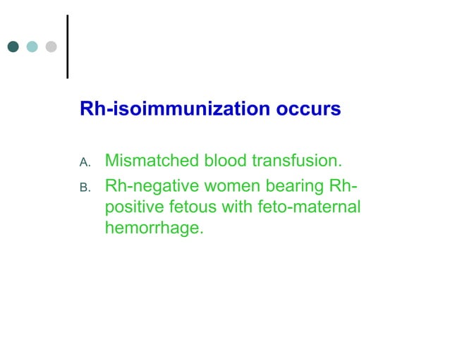 Rh isoimmunization | PPTX