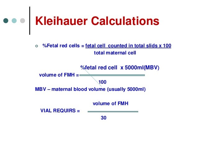 Rh isoimmunization
