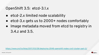 Red Hat Summit 2017: Wicked Fast PaaS: Performance Tuning of OpenShift and Docker | PPT