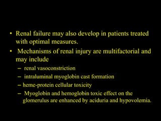 Rhabdomyolysis | PPTX | Blood Disorders | Diseases and Conditions