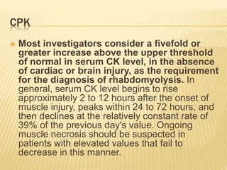 Rhabdomyolysis | PPTX | Blood Disorders | Diseases and Conditions