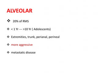 Rhabdomyosarcoma | PPTX