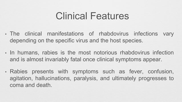 Rhabdo Virus.pptx | Infectious Diseases | Diseases and Conditions