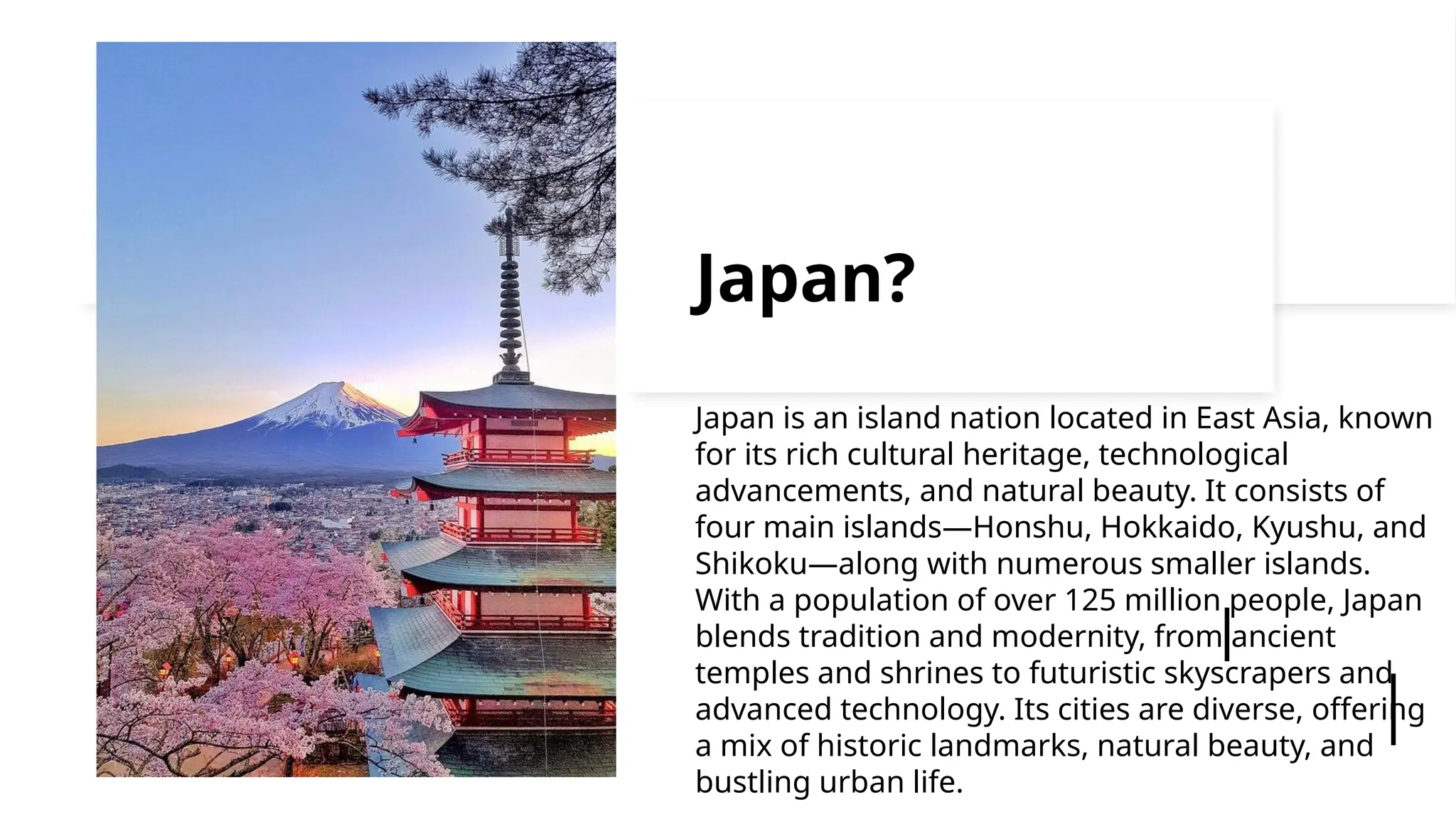 Japan's Famous Cities including Tokyo, Hiroshima | PPTX