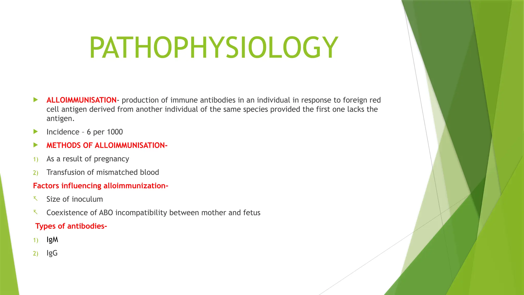 Rhesus isoimmunisation: high risk pregnancy | PPTX