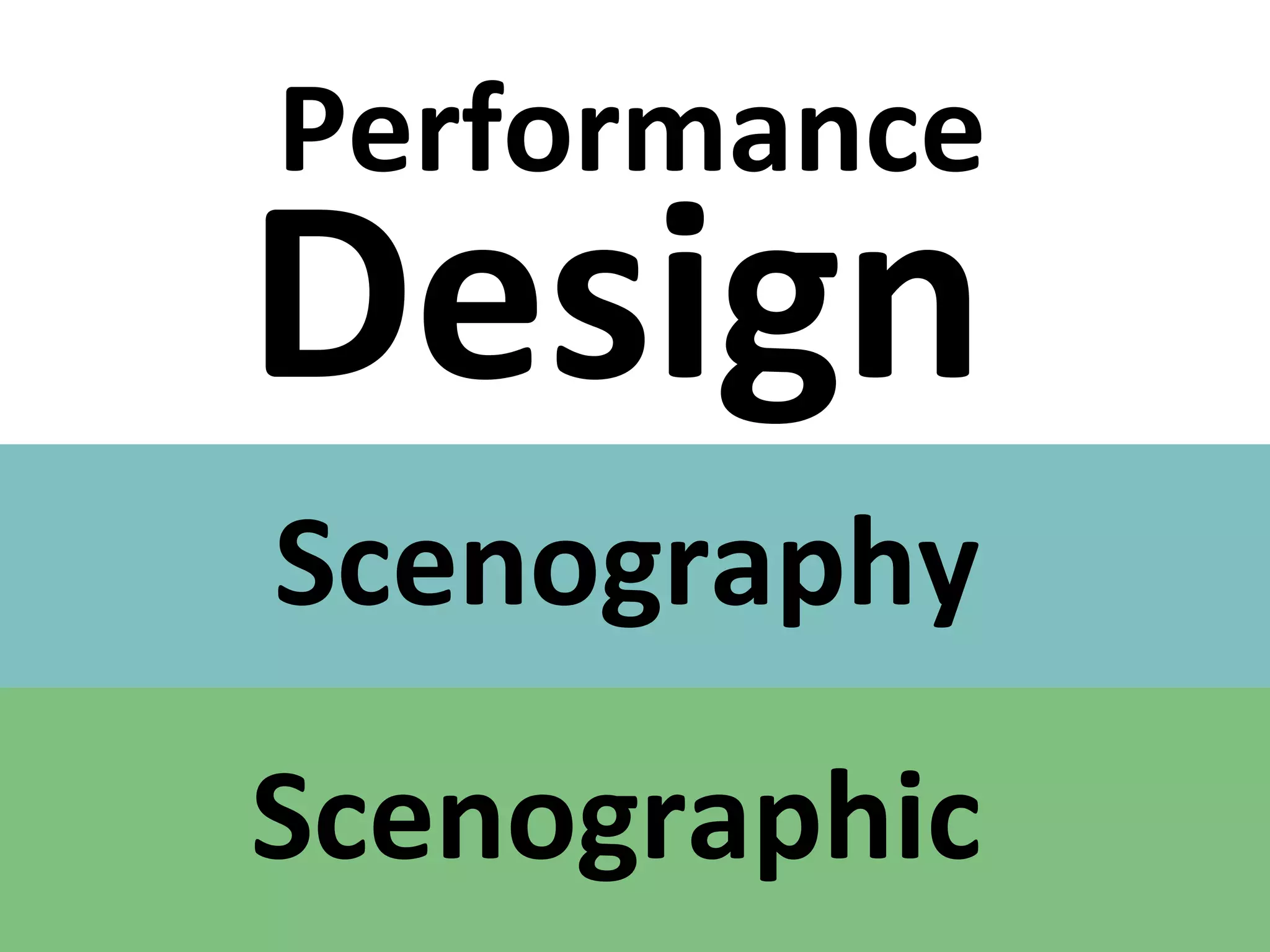 A Manifesto on Scenography: Scenographic Rhetoric | PPT