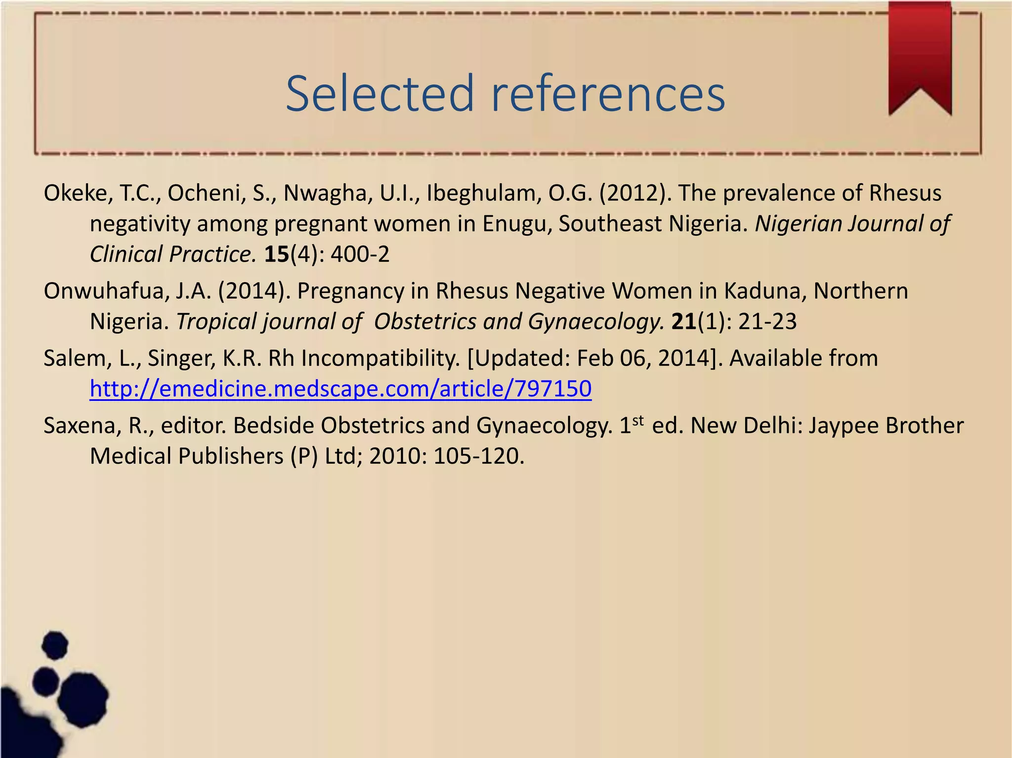 Rh antigens and its role in alloimmunization in pegnancy..ppt