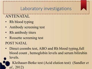 Rh antigens and its role in alloimmunization in pegnancy..ppt