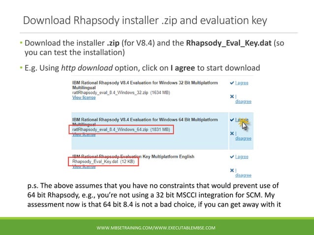 IBM Rational Rhapsody 8.4 install guide (including Cygwin and obtaining ...
