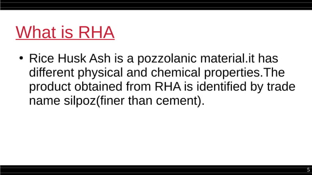 RICE HUSK ASH IN CONCRETE | PDF | Geology | Science