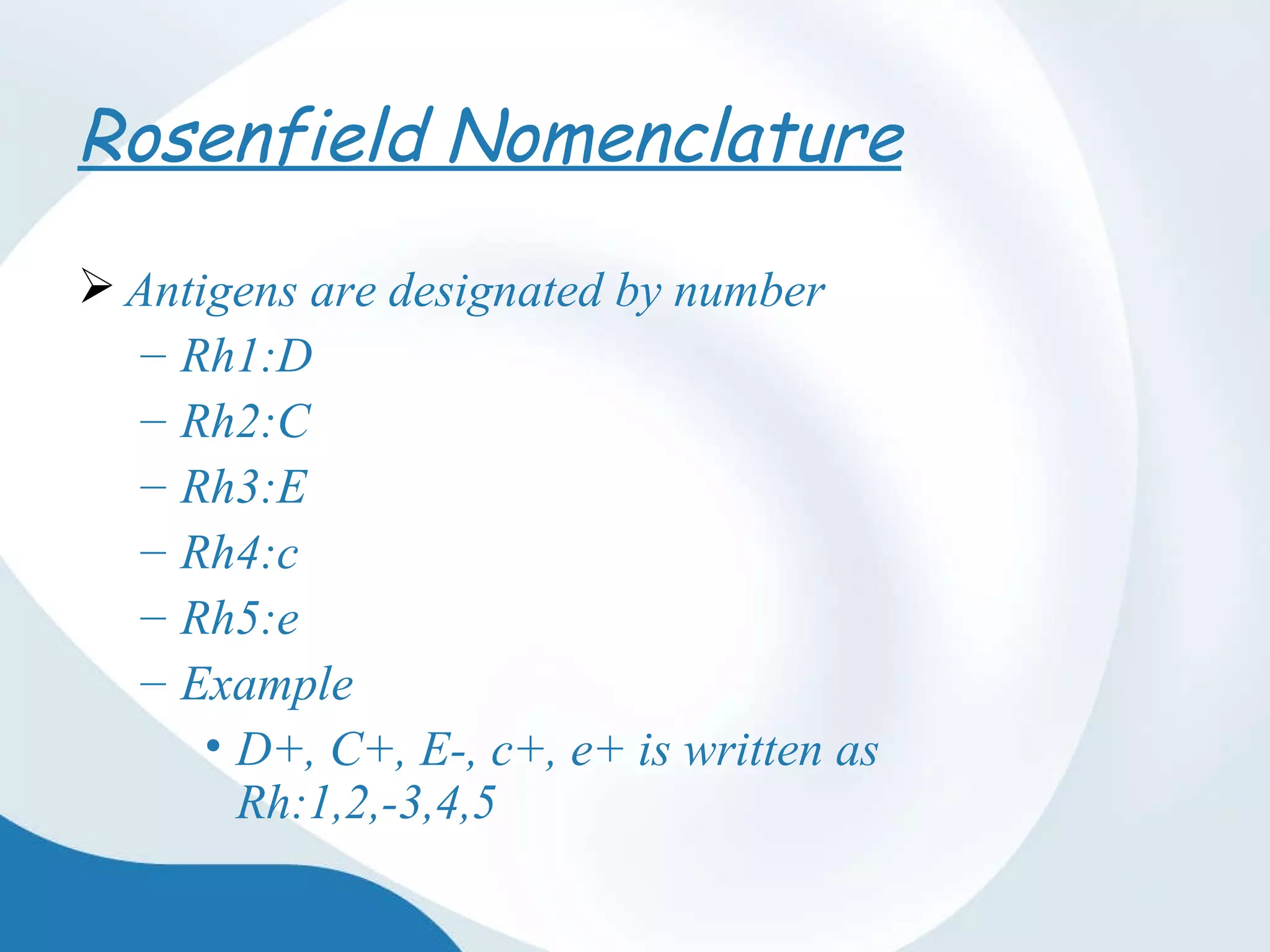 Rh Blood Group System | PPT